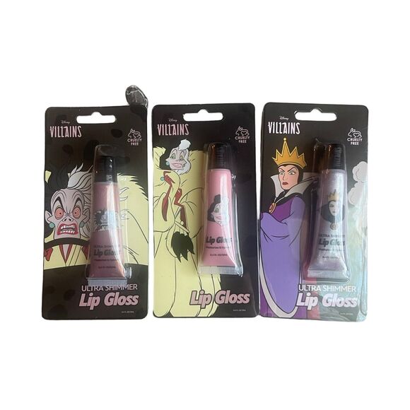 enchante | Makeup | New Disney Villains Ultra Shimmer Lip Gloss Set Of ...
